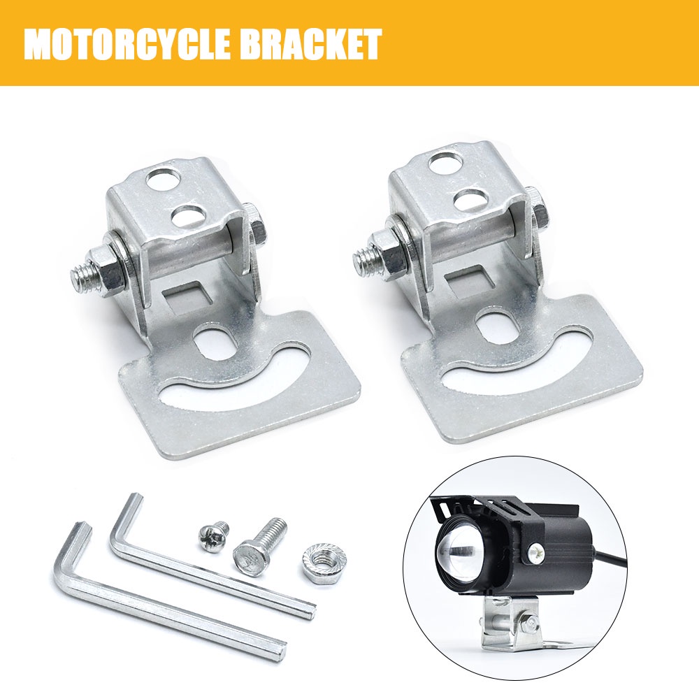 Motorcycle Bracket Spot Light Extension Bracket Fixed Headlight 360 ...