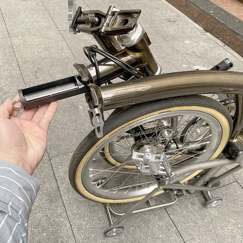 Hidden Tool Box for Brompton accessories magnet Frame Inner Storage bag ...