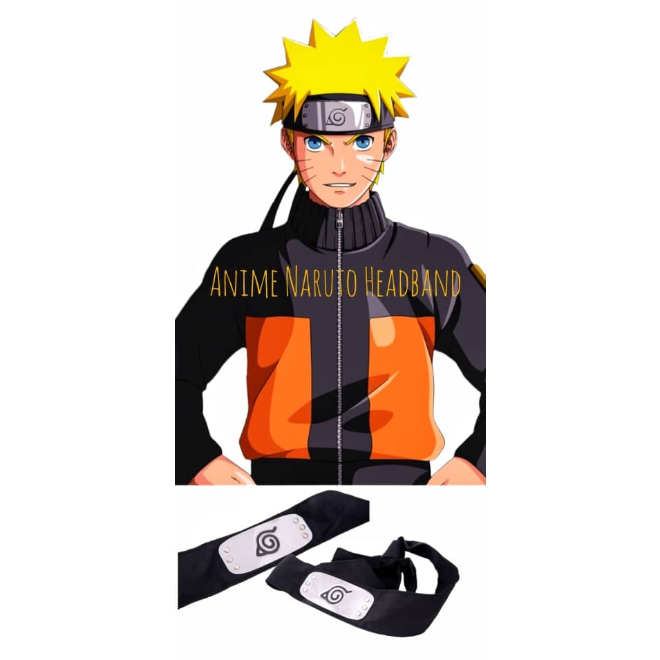 🔥READY STOCK🔥 NARUTO HEADBAND ( 1 PAIR ) / ANIME NARUTO HEADBAND LEAF ...