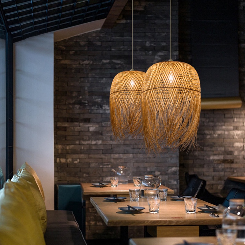 Japanese Bamboo Lantern Pendant Light Restaurant/Tea Room/Dining Light ...