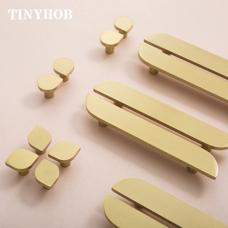 Unique Solid Brass Knobs and Pull Cabinet Knobs Cupboard Handles Furniture Hardware Dresser ...