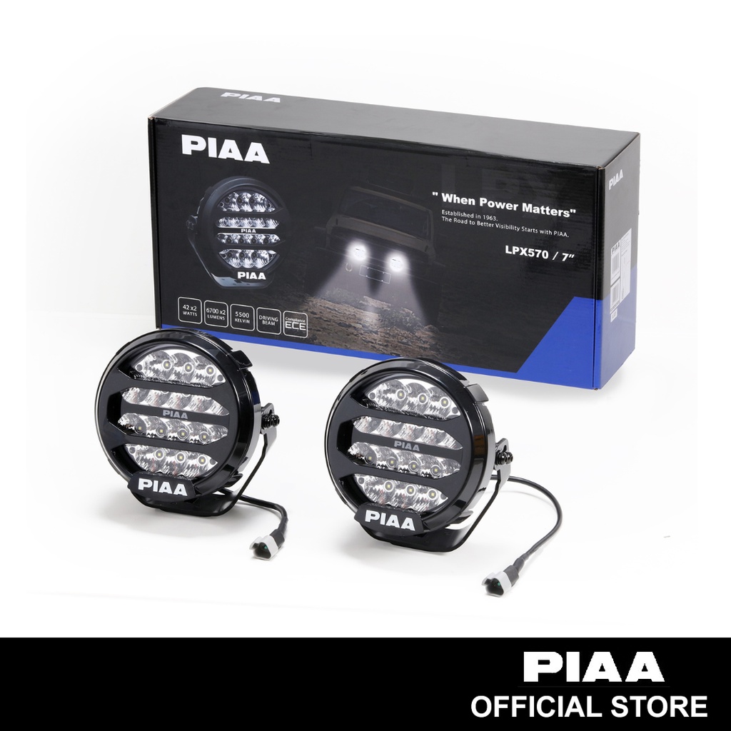 PIAA LPX570 DKX575E 7" White LED Driving Beam Kit | Shopee Malaysia