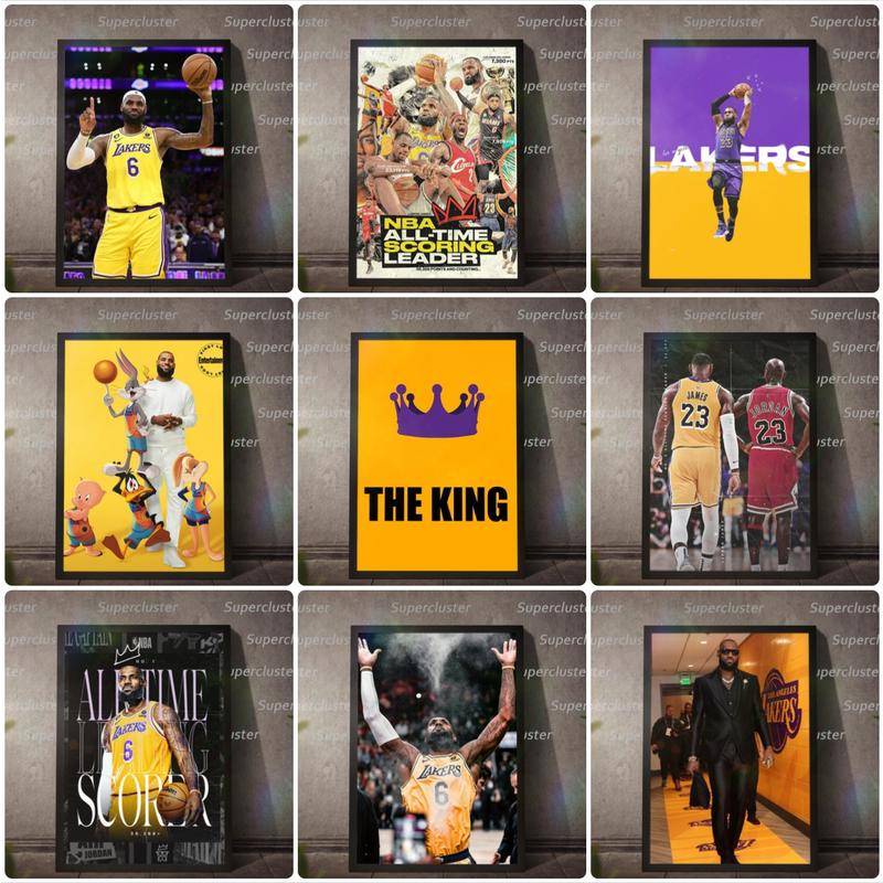 Lebron James NBA Best Scorer GOTA Canvas Painting Poster Wall Print ...