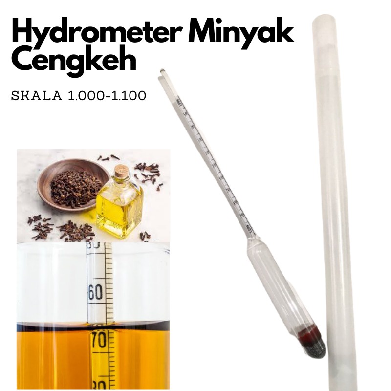 Clove Oil Hydrometer - Hydrometer Scale 1,000 - 1,100 Measuring Tool ...