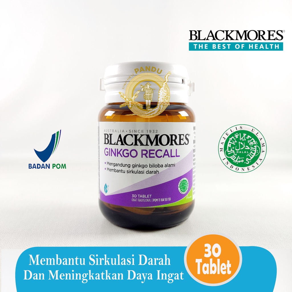 Blackmores GINKGO RECALL (30 TABLETS) | Shopee Malaysia