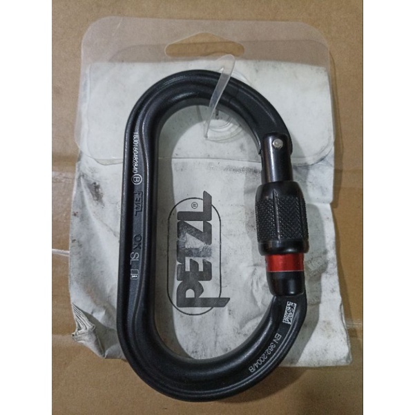 Carabiner PETZL OK SL Black series | Carabiner petzl ok sl new old ...