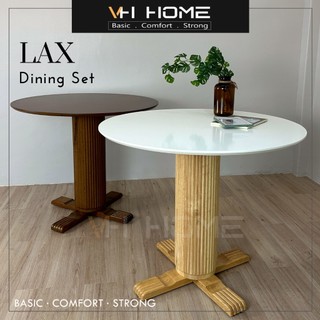 VH LAX Round Dining Table 2.5FT/3FT With Stools Special Modern Design ...