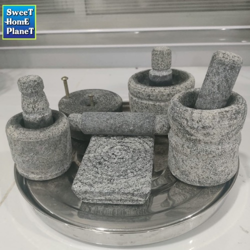 5 in1 Indian Traditional Classical Stone Set Miniature Stone Set (Ammi ...
