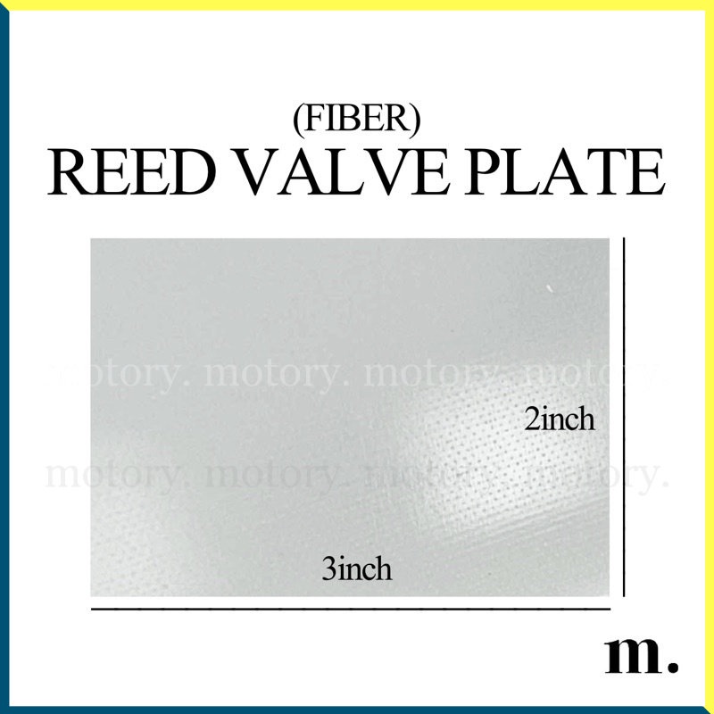 🔥 REED VALVE PLATE (FIBER) 2X3 INCH 0.5MM RACING MOTORCYCLE MOTORBIKE ...