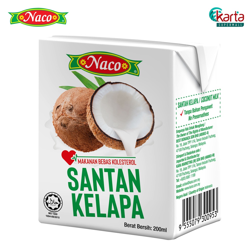 Naco Coconut Milk 200ml | Shopee Malaysia