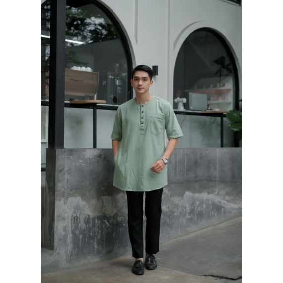 Best Koko Original Ness Short Shirt Linen Premium | Shopee Malaysia
