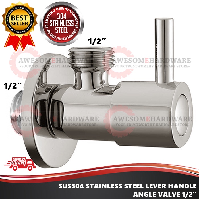 SWARSKII MA3 SUS304 STAINLESS STEEL MA3 ANGLE VALVE TAP STOPCOCK STOP ...