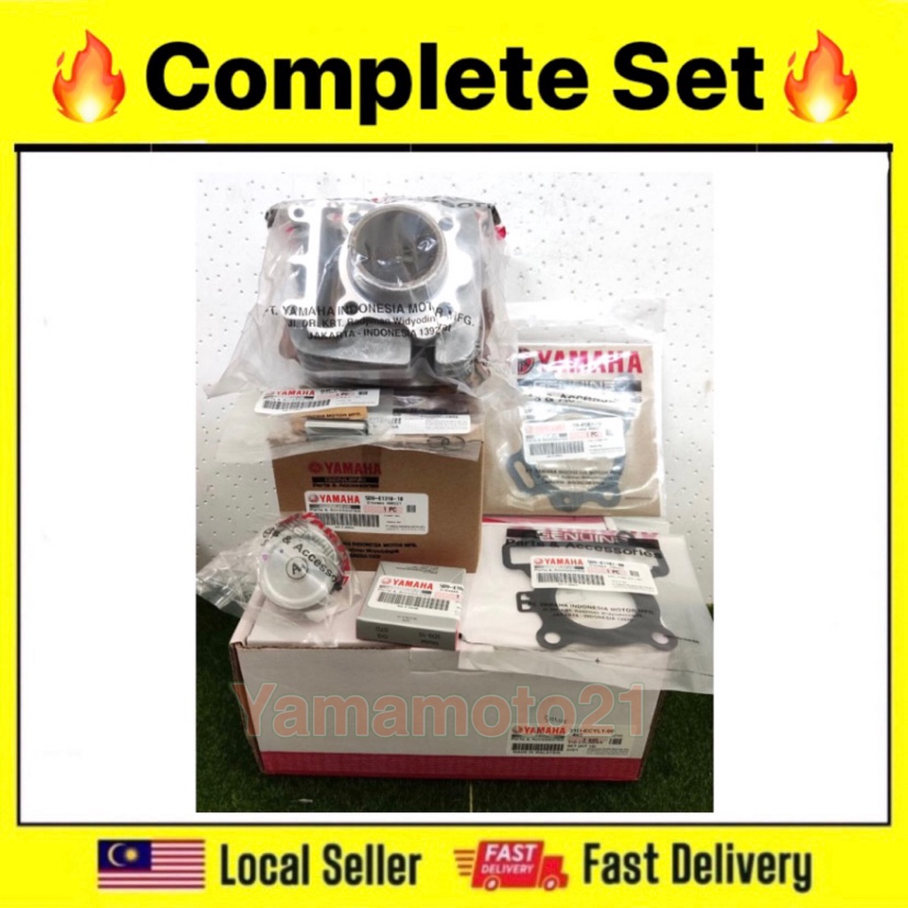 100% ORIGINAL HLY YAMAHA LAGENDA 115 , SRL 115 STANDARD BLOCK SET 31D ...