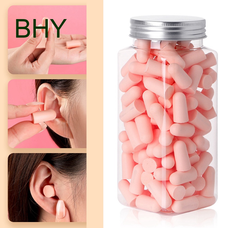 60/120Pcs Sleeping Ear Plugs Soft Sponge Earplugs For Sleeping Travel ...