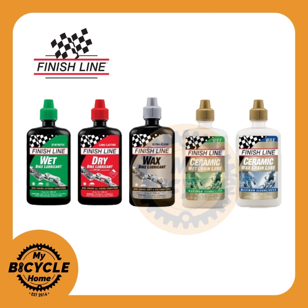 Finish Line Bicycle Chain Lube ( Wet / Dry ) | Shopee Malaysia