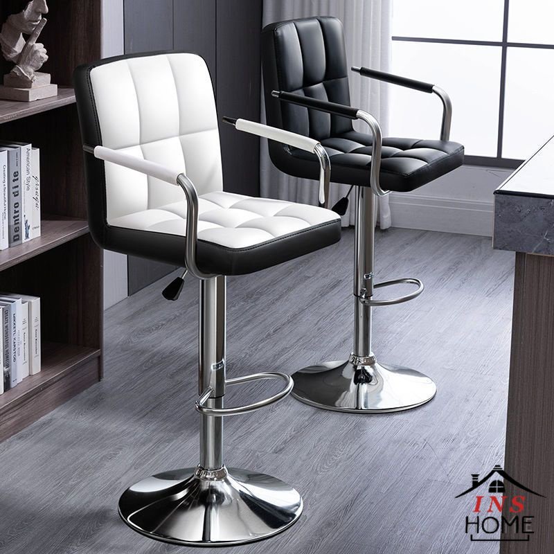 Bar Chair With Armrest Bar Comfortable Chair Reception Hotel Rotating ...