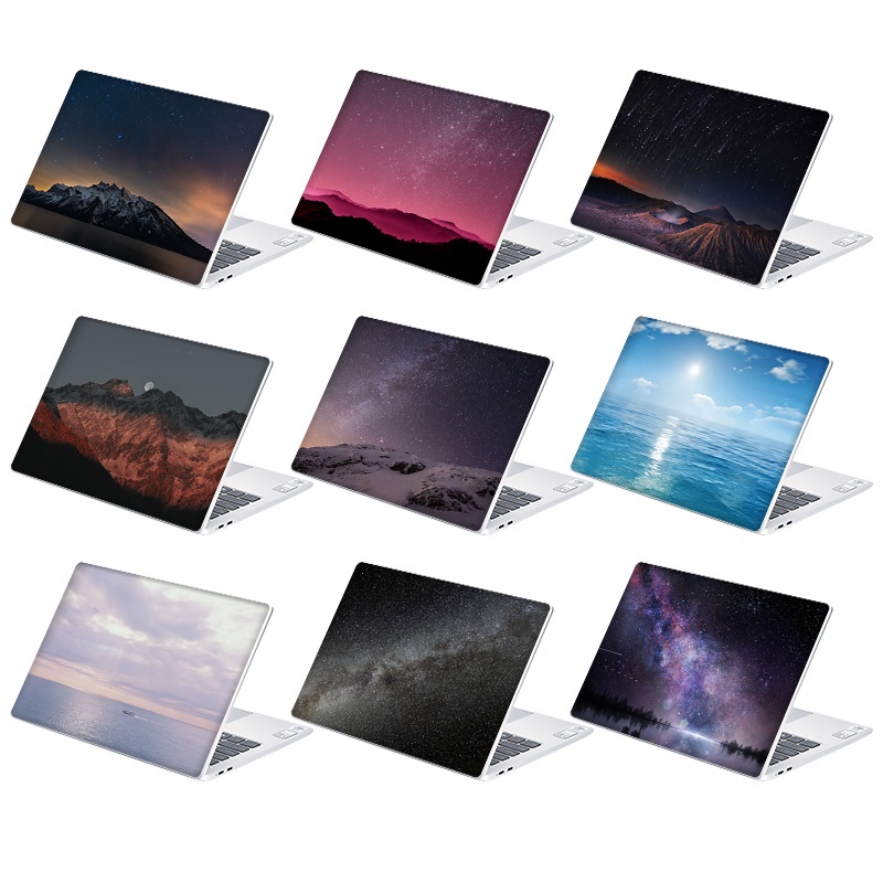 Hot 1pc universal laptop protective decals,Universe and landscape cover ...