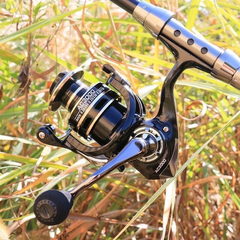 DEUKIO AC 2000-7000 Fishing Spinning Reel Mesin Pancing Rod Ikan Udang ...