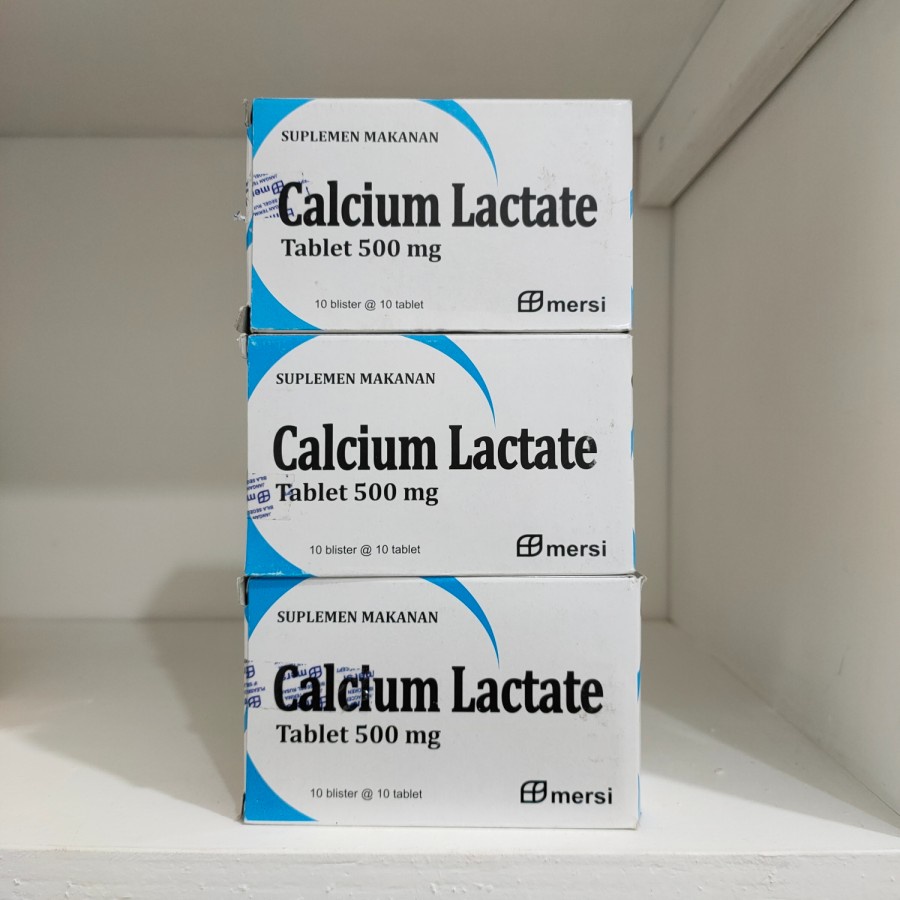 Calcium Lactate Strip Contains 10 Tablets Of original Mersi Medicine ...