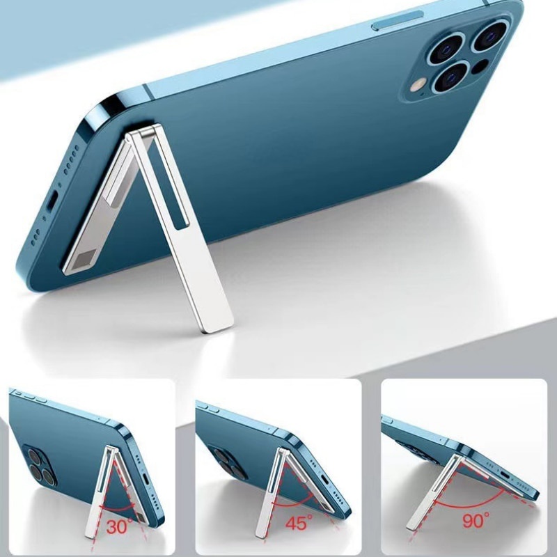1pc Metal Mini Phone Stand Holder Replicate Portable Universal Mobile ...