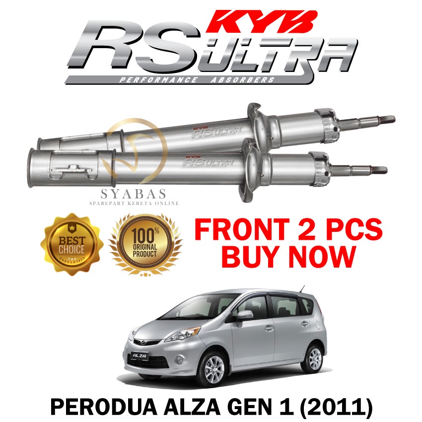 PERODUA ALZA (2009~) GEN 1 DEPAN, BELAKANG DAN SET ABSORBER KYB RS ...