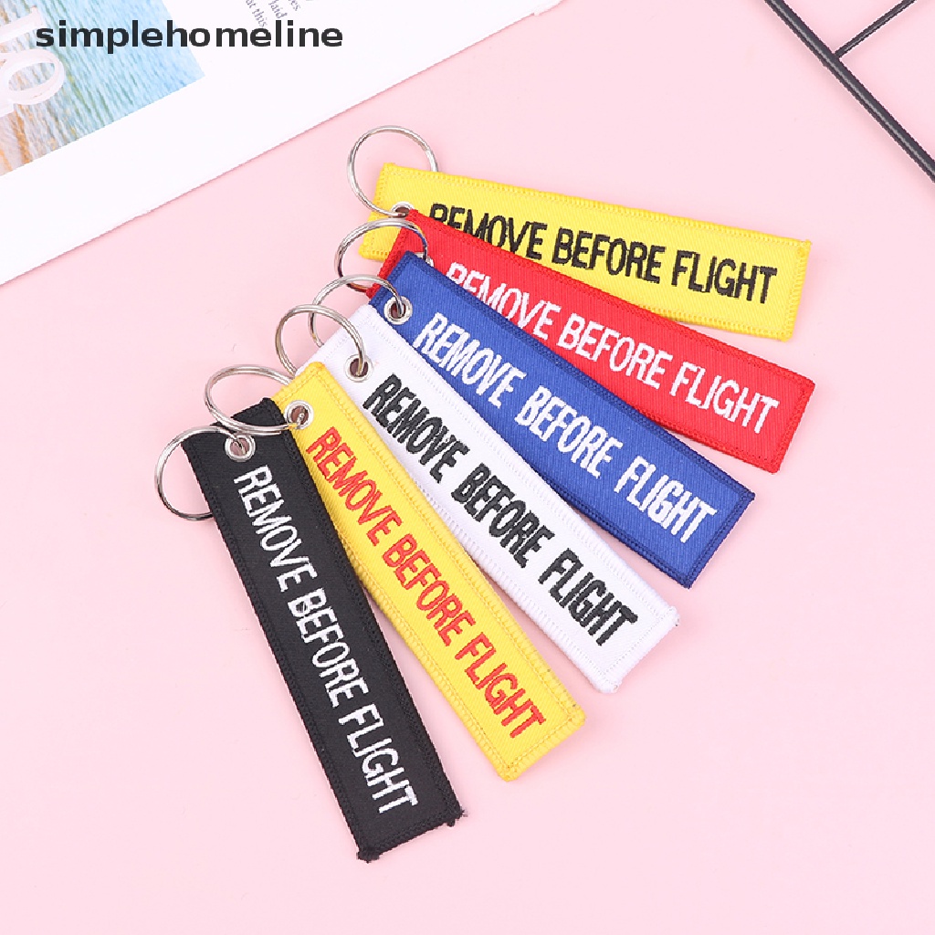 simplehomeline Remove Before Flight Car Key Chain Aviation Gifts ...
