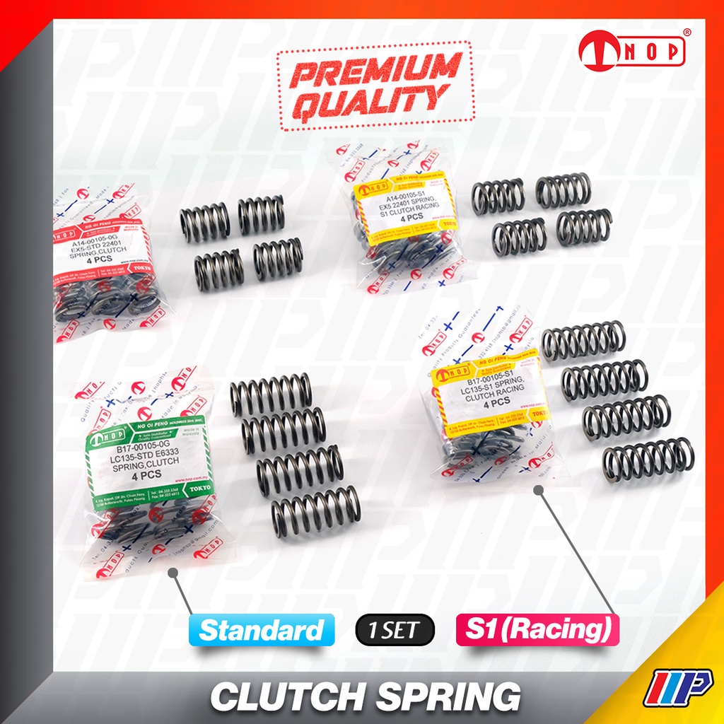 NOP TOKYO CLUTCH SPRING (Standard/S1-Racing)SET for EX5/C70/DREAM/WAVE ...