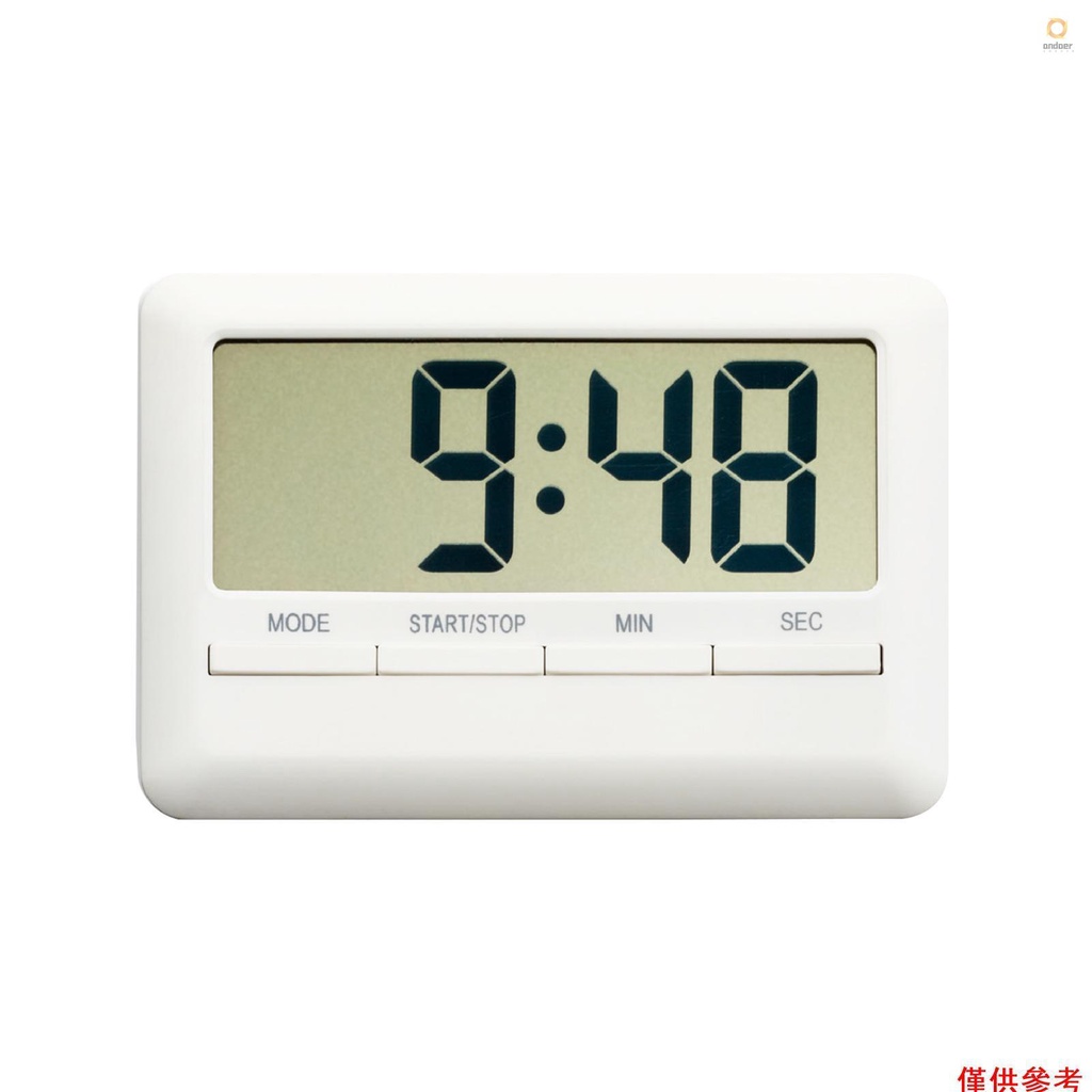 Lcd Digital Alarm Clock Timer Large Time Manual Countdown For Cooking