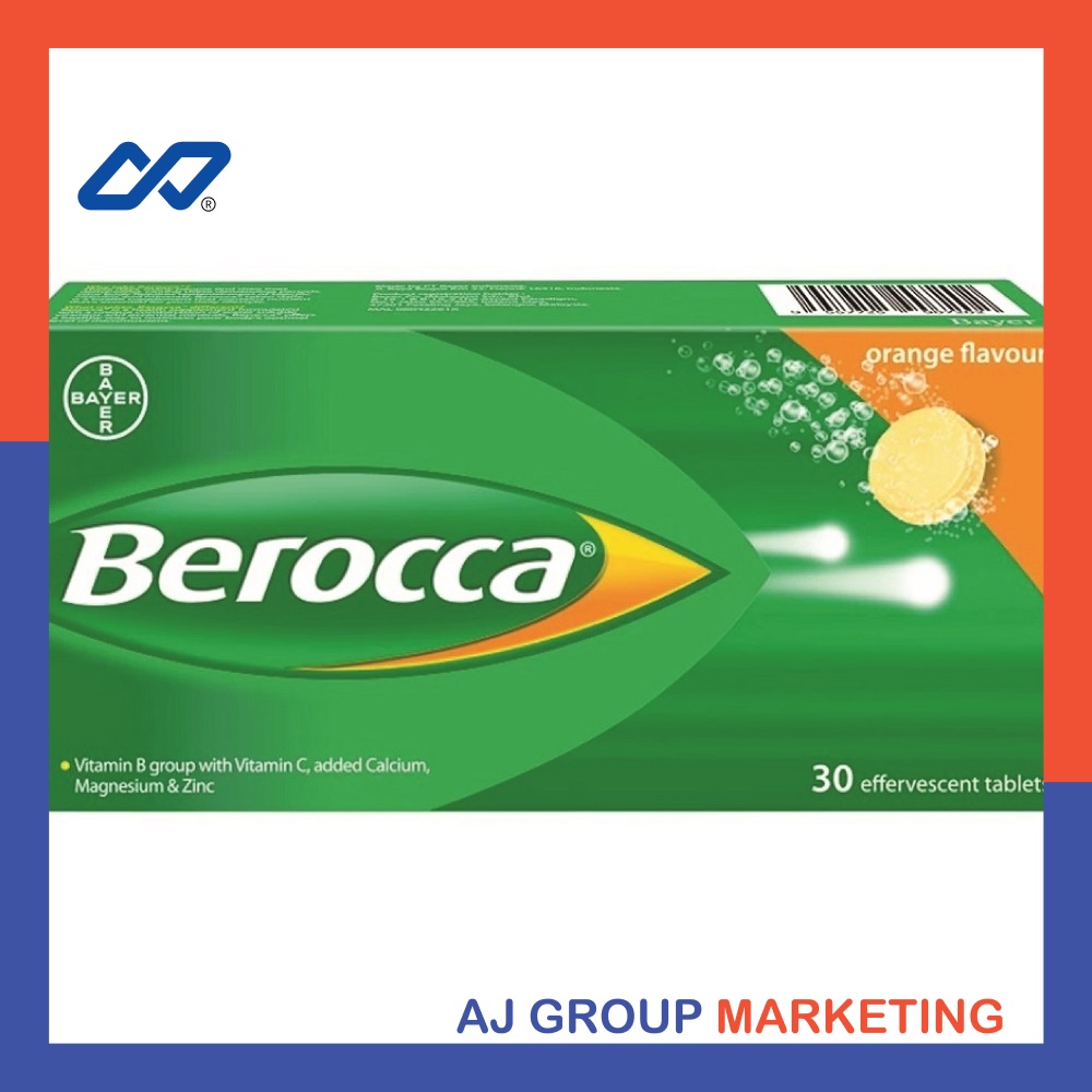 Berocca Orange Effervescent Tablets (30's) | Shopee Malaysia
