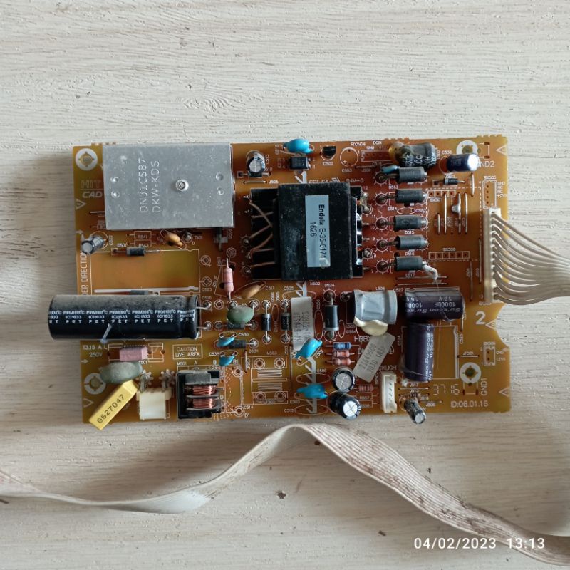 MESIN Psu POWER SUPPLY REGULATOR TV MACHINE POLYTRON PLD 32D905 ...