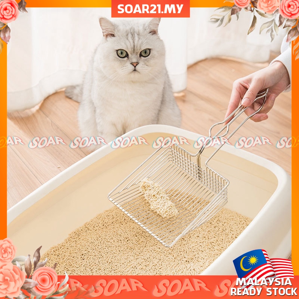 SOAR21 Cat Litter Shovel Cat Toilet Shovel Feces Penyodok Pasir Kucing ...