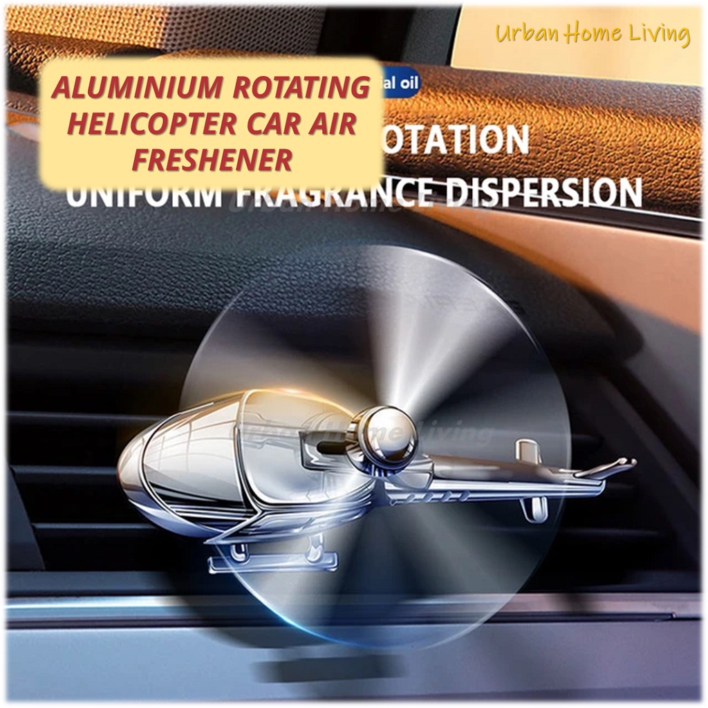 Auto Pilot Aluminium Rotating Helicopter Air Freshener Car Perfume ...