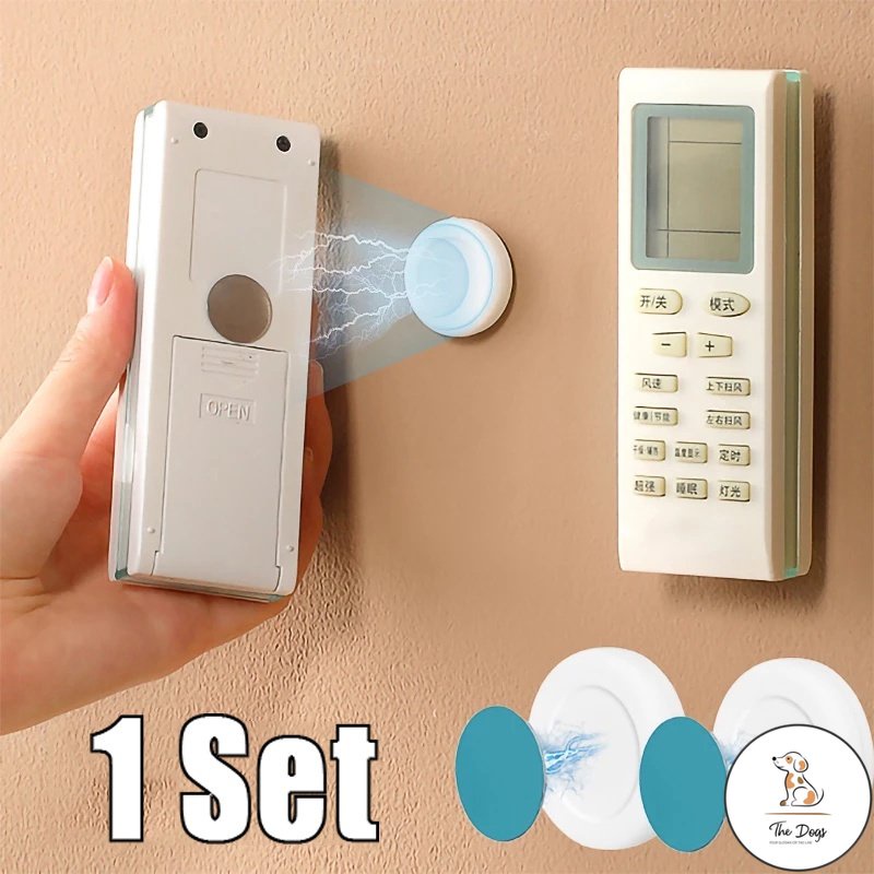 DC Home Anti-loss Magnetic Wall Mounted Remote Control Storage Hooks ...