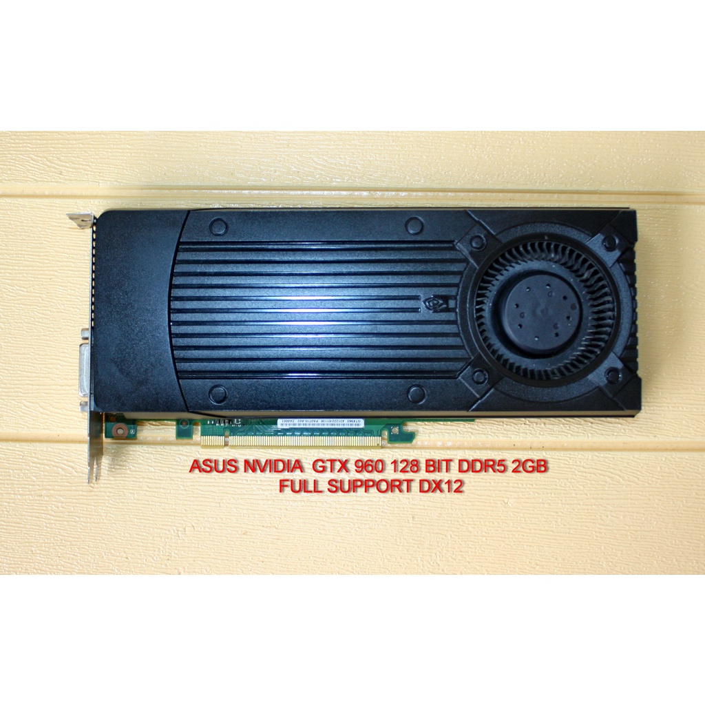Asus GTX 960 128BIT DDR5 2GB VGA GAMING 3D Smooth RENDER NVIDIA GAMER ...
