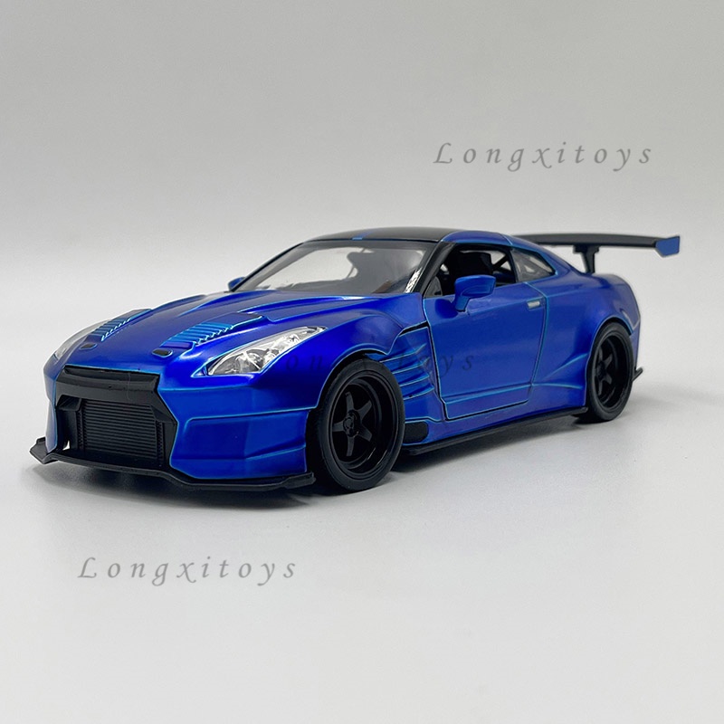 1:24 Diecast Car Model Toy GT-R GTR R35 Miniature Vehicle Replica ...