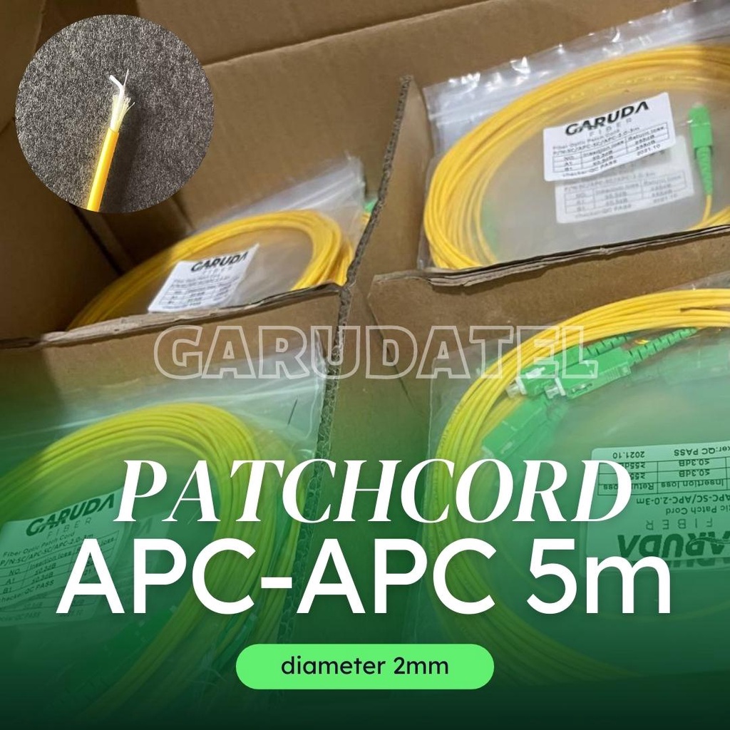 Sc APC Patch Cord - APC, 2MM (5 meters) | Shopee Malaysia