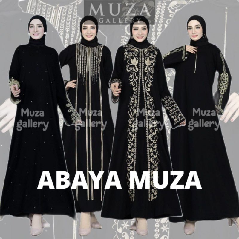 HITAM Muza ABAYA Black ABAYA ABAYA SYARI TURKEY DRESS MUSLIM | MUZA ...