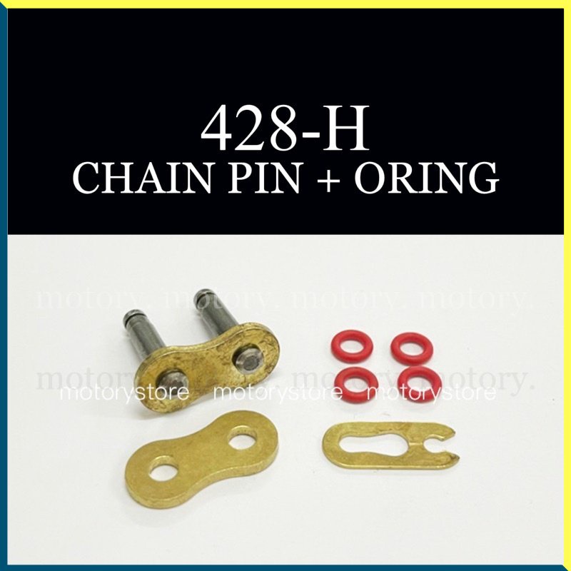 🔥🔥 428H CHAIN PIN + ORING (1PC) MOTOR MOTORCYCLE MOTORBIKE TIMING CHAIN ...