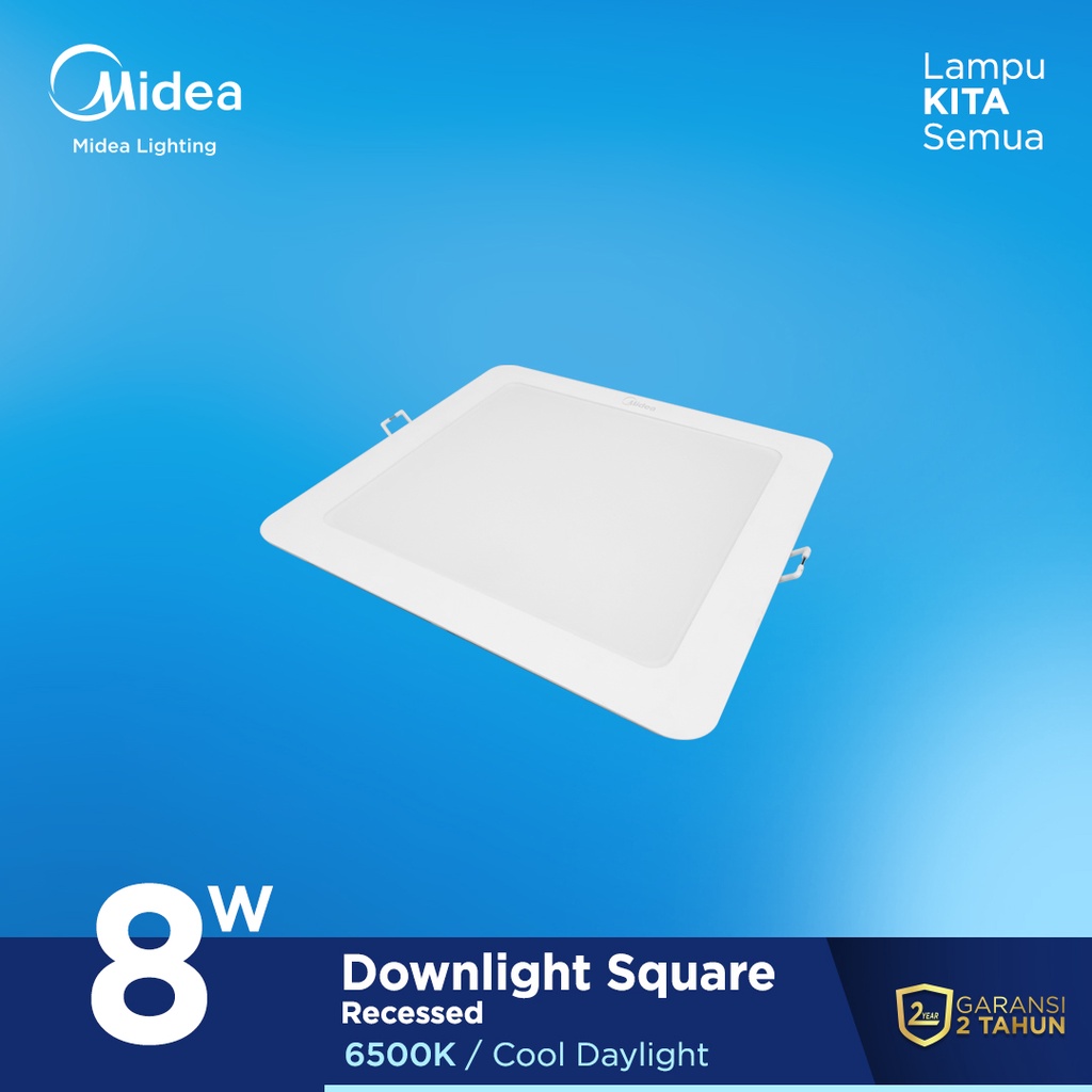 Midea Lighting - LED Downlight 08 Watt 6500K CDL 4.5 Inch Box - White ...