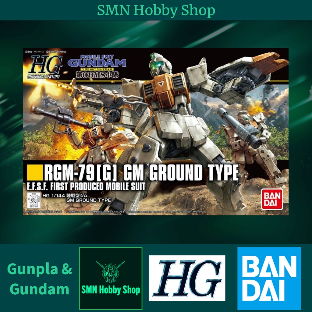 HG 1/144 RGM-79G GM Ground Type 202 Gunpla Gundam Toys Plastic Model ...