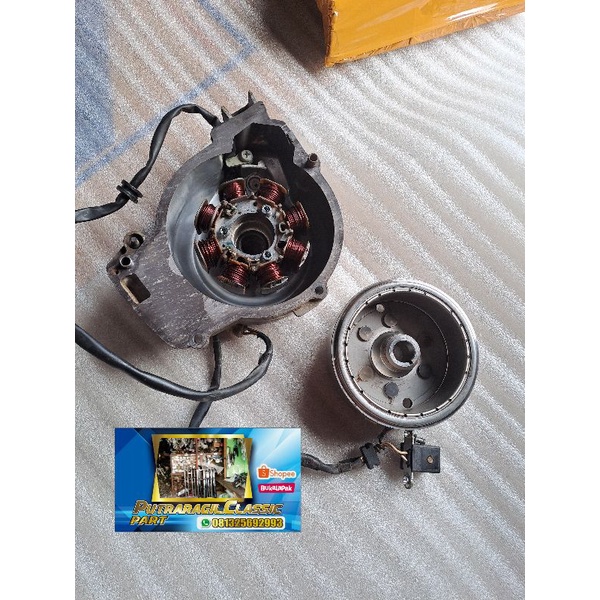 Kawasaki NINJA 150 RR R SS SUPER KIPS DC Ignition MAGNET Block Body ...