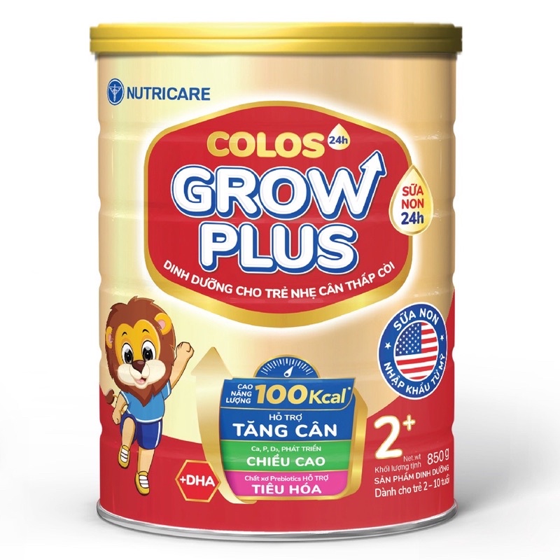 Nutricare Colos Grow Plus 2+ milk nutrition for underweight and stunted ...