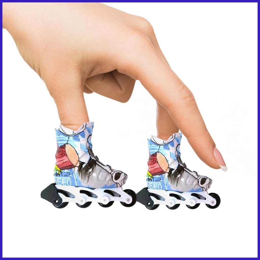 Mini Roller Skates Toy Fingerboard Small Finger Skateboards Toys ...