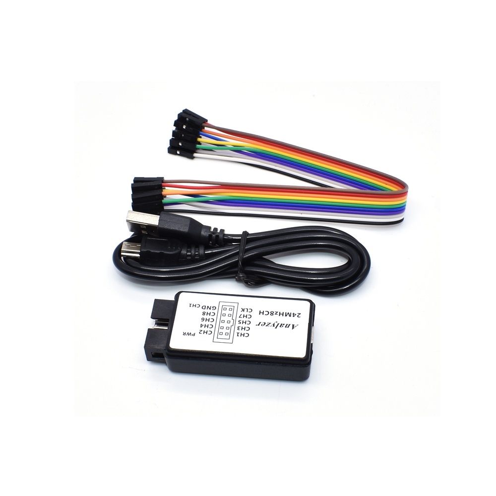 USB Logic Analyzer 24MHz 8 Channel 24M/seconds Logic Analyzer Debugger For ARM FPGA Logic ...