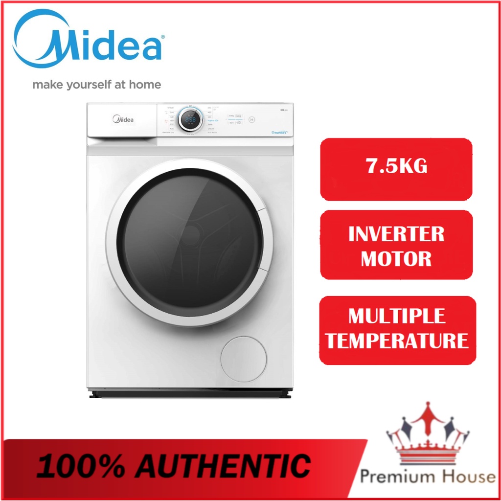 Midea 7.5kg MF100W75 Front Loading Washing Machine (TO REPLACE MFL70 ...