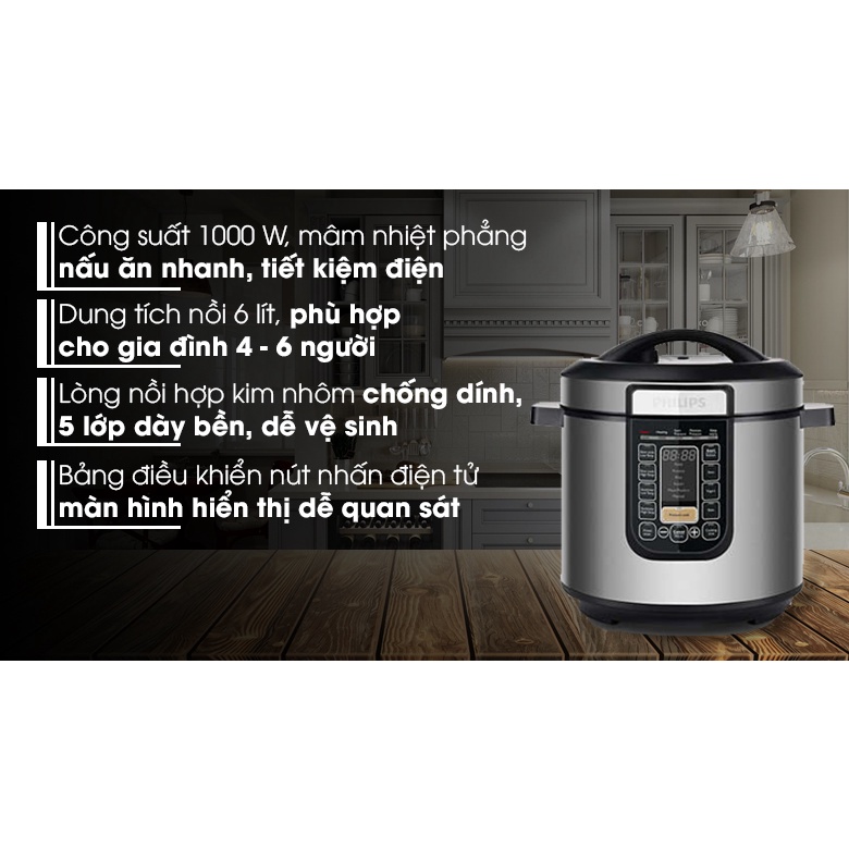 Philips HD2137/65 6 liter electric pressure cooker (99% new display ...