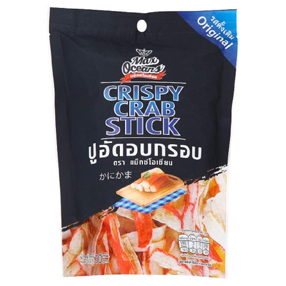 Max Oceans Crispy Crab Stick Flavor Crab Snack | Shopee Malaysia