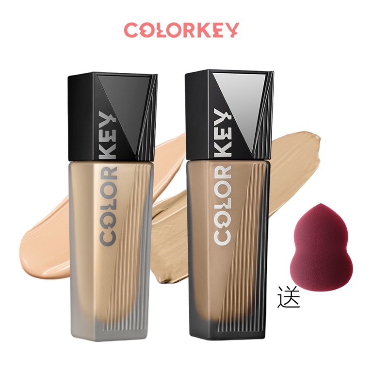 COLOR KEY Lasting No Makeup Foundation colorkey Rose Lock Liquid ...
