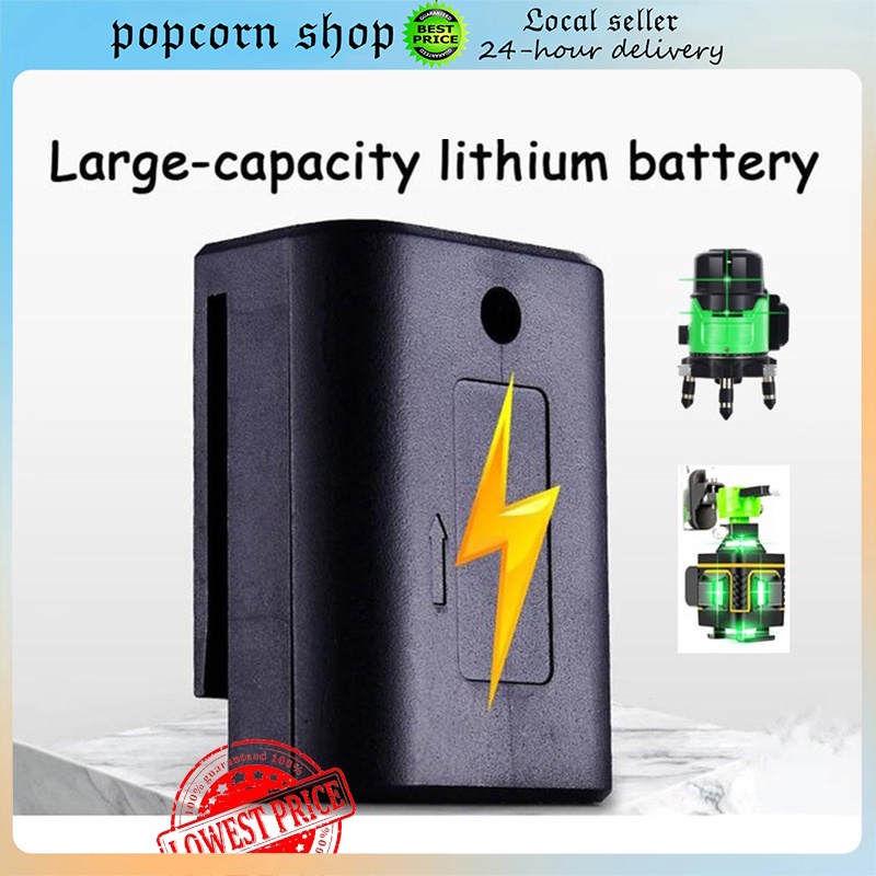 🌱MY Stock🌱Level Laser Measuring Battery Li-ion Battery Lithium Battery ...
