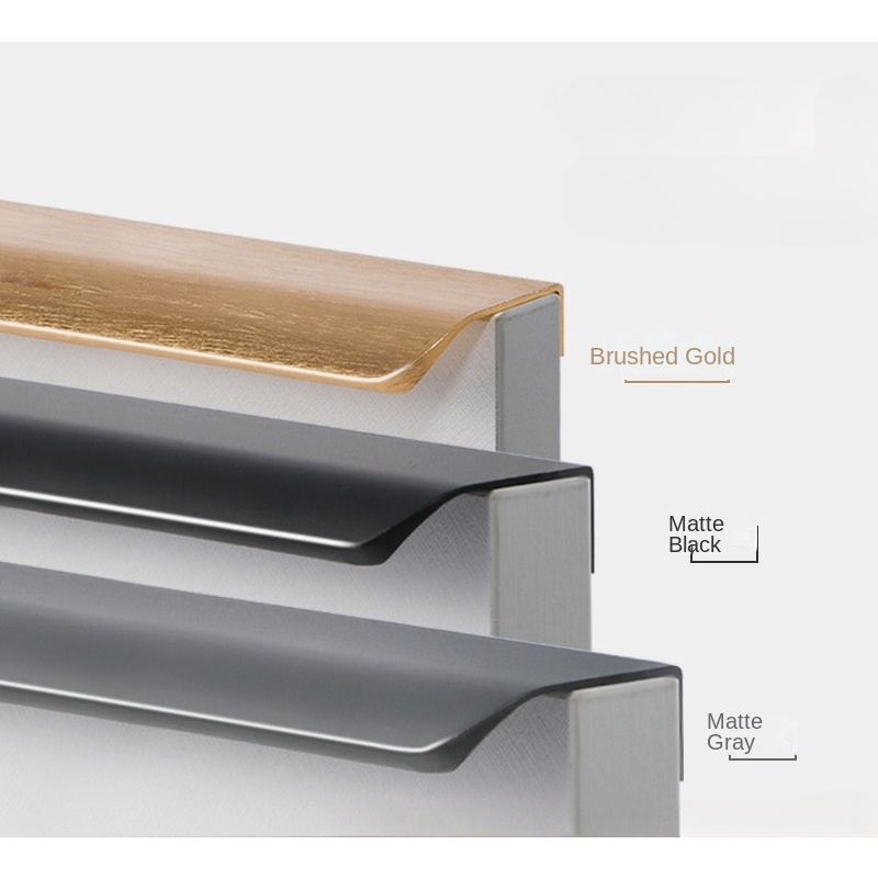 Hidden Handles Long Pull Finger Handles Wardrobe Handle Cabinet Handle ...